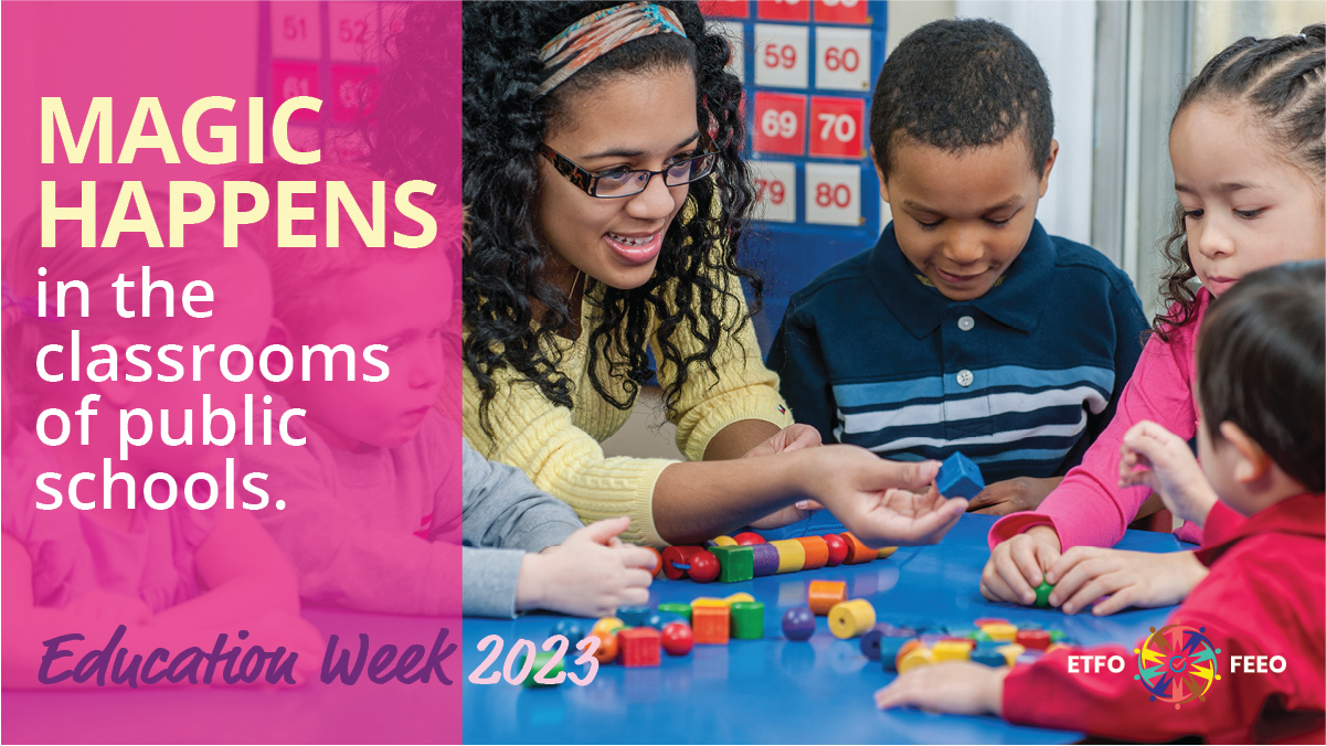 Elementary Teachers' Federation of Ontario - Video: Magic happens in ...