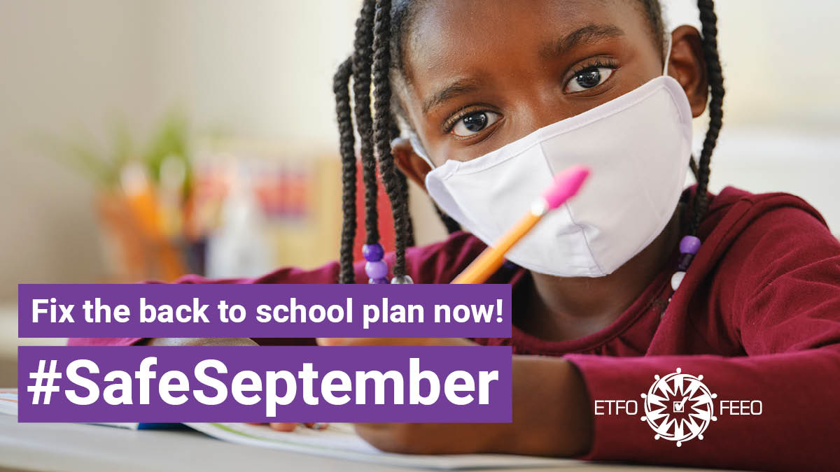 Elementary Teachers' Federation of Ontario - Shareables: Safe September